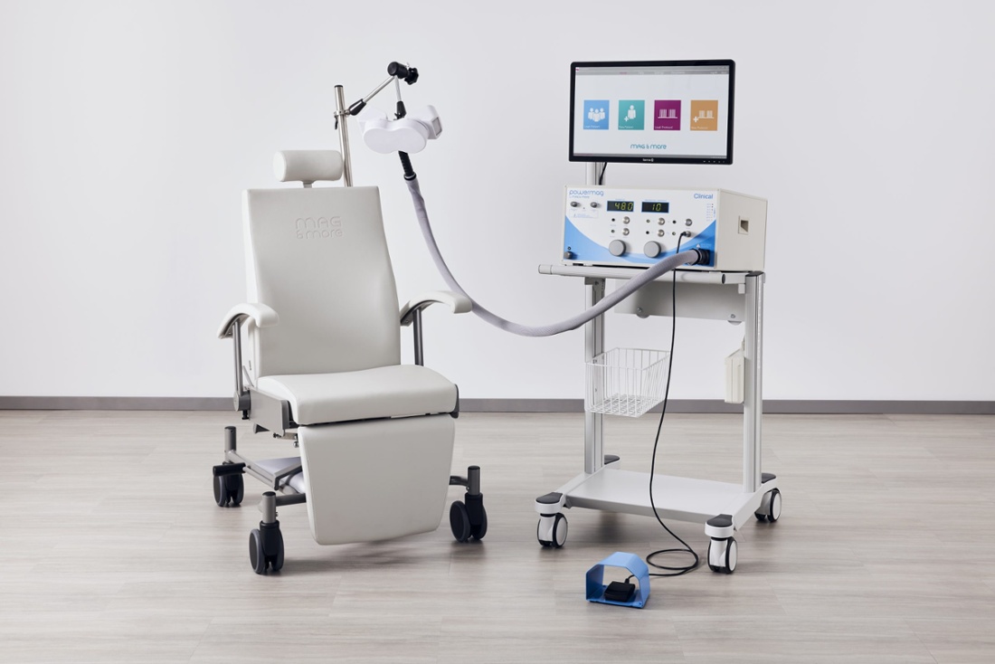 PowerMAG Touch TMS Therapy System by MAG & More | neurocare technology
